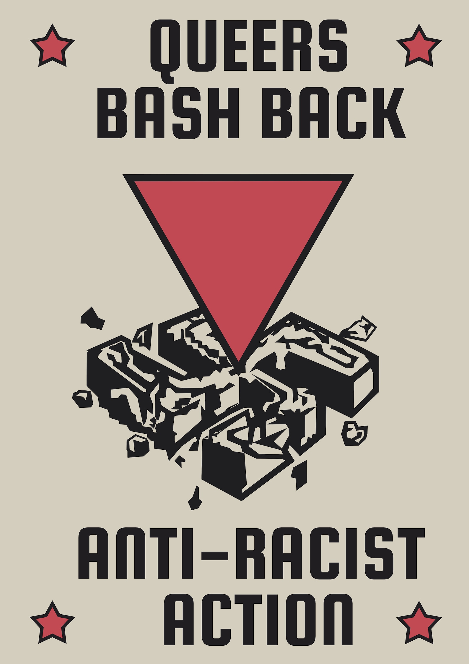 Queers Bash Back Anti-racist Action Prints/ Antifascism - Etsy