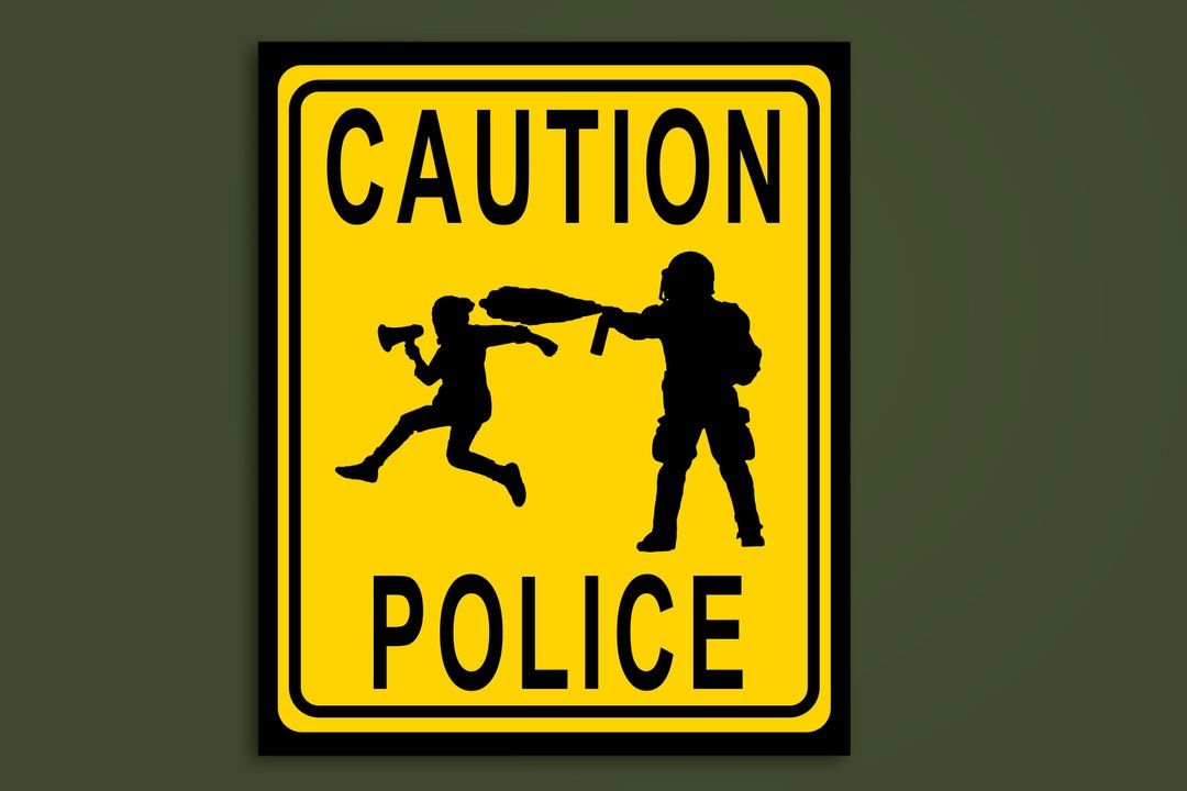 ACAB Sticker ,caution Police Brutality Sticker, Defund the Police ...