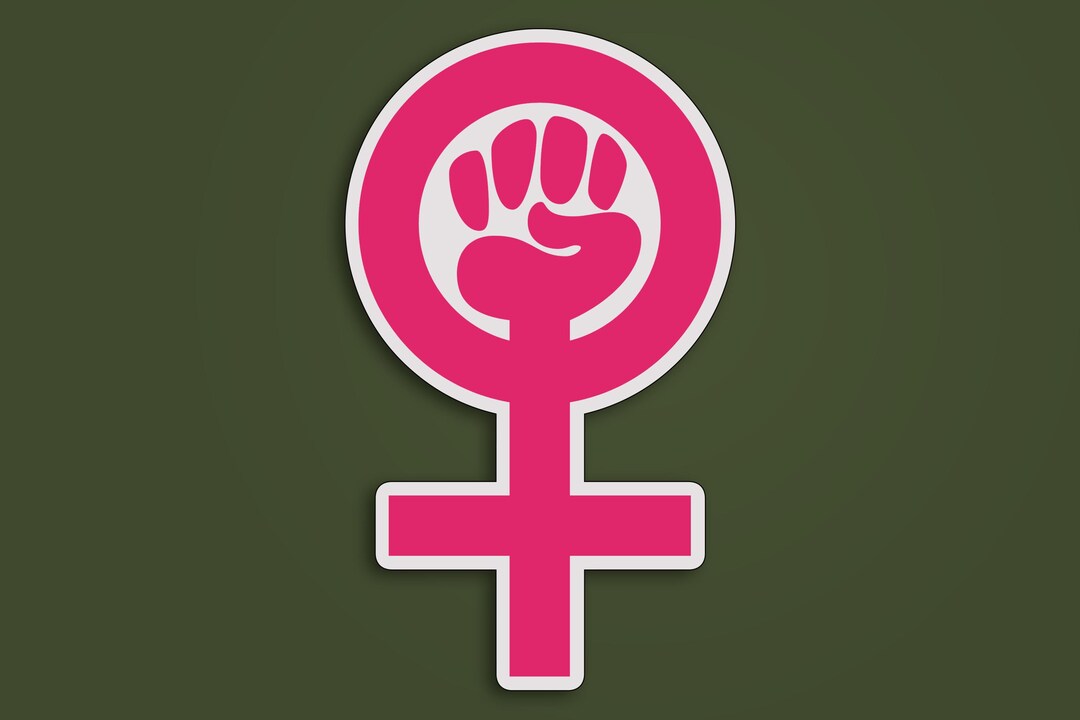 Feminist Symbol Sticker, Smash the Patriarchy, Girl Power, Pro-choice ...
