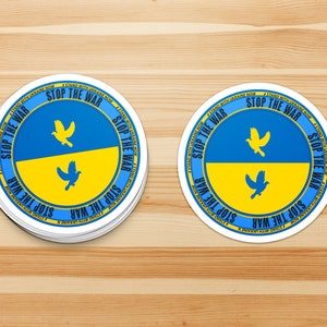 Stop the War/ Weatherproof Outdoor and Cool Stickers/ Car Stickers ...
