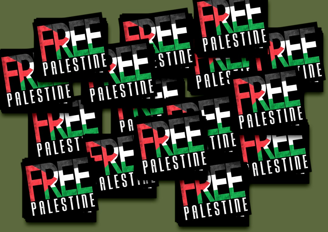 15 Pack Palestine Mini Vinyl Stickers, Free Palestine Stickers ...