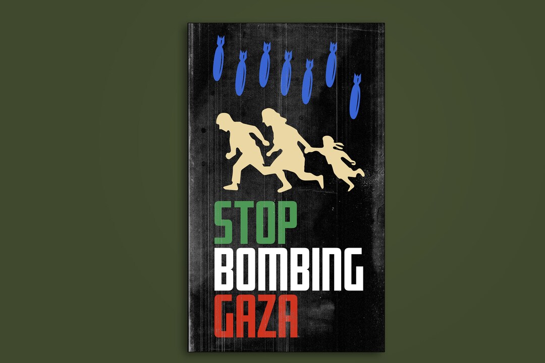 Stop Bombing Gaza Stickers, Human Rights, Protest, End the Siege, End ...