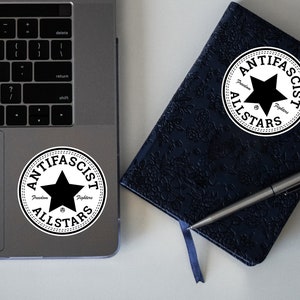 Antifascist Allstars - Freedom Fighters Sticker, Anti-fascist Action ...