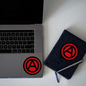 15 Pack Anarchy Mini Stickers, Circled A Symbol, Anarchist, Anarchy ...
