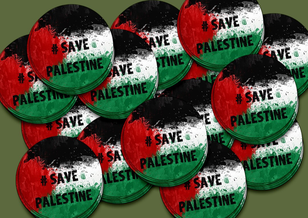 15 Pack Save Palestine Mini Vinyl Stickers, End Occupation Sticker ...
