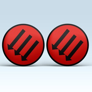 Antifa Badge, Always Antifascist, Iron Front, Three Arrows ...