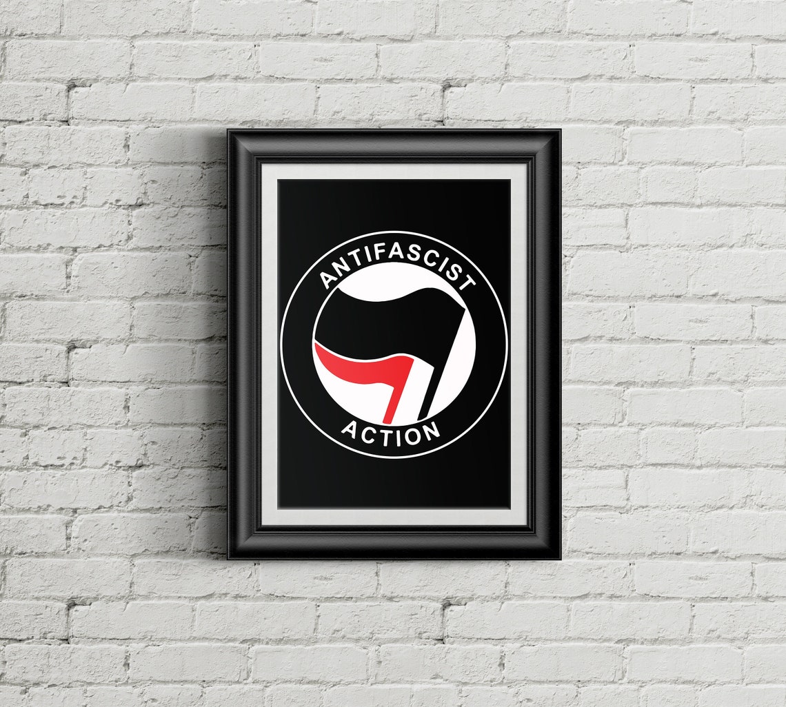 Anti-fascist Action AFA Poster Antifa Anti-racist - Etsy