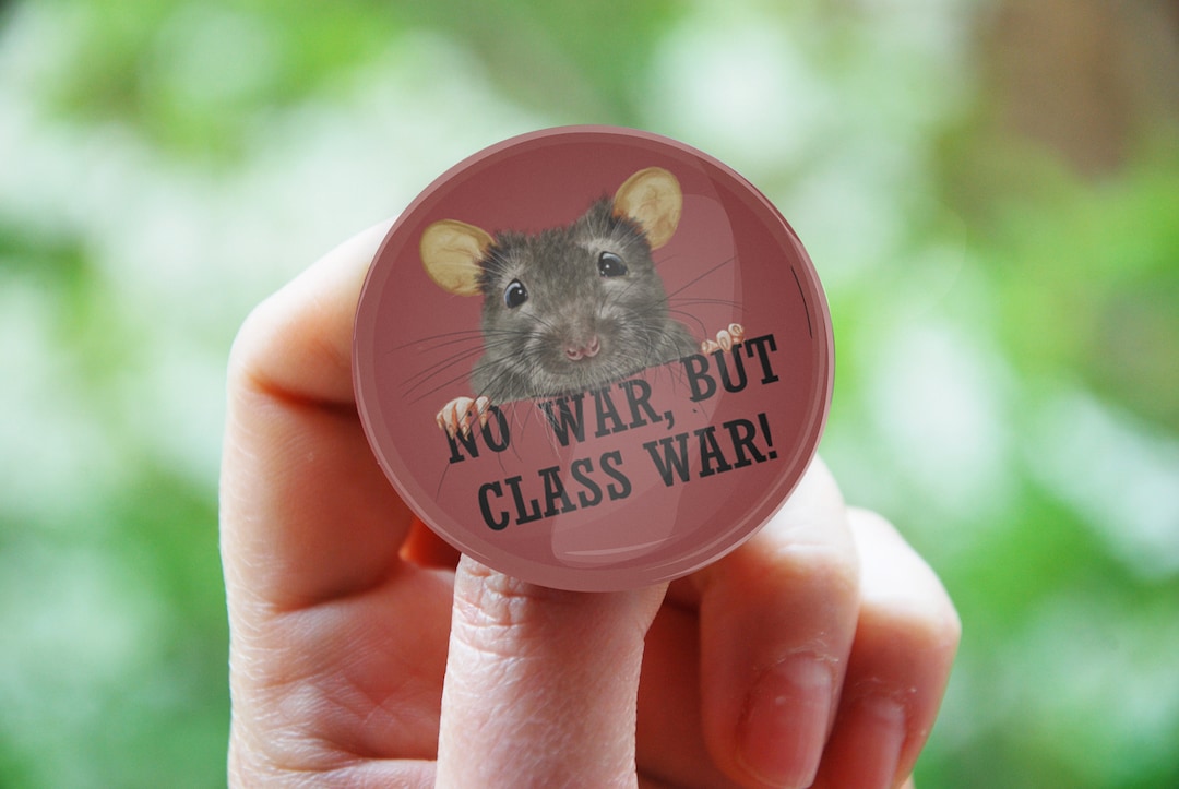 No War but Class War Pinback Button: Anti-capitalist Badge - Etsy
