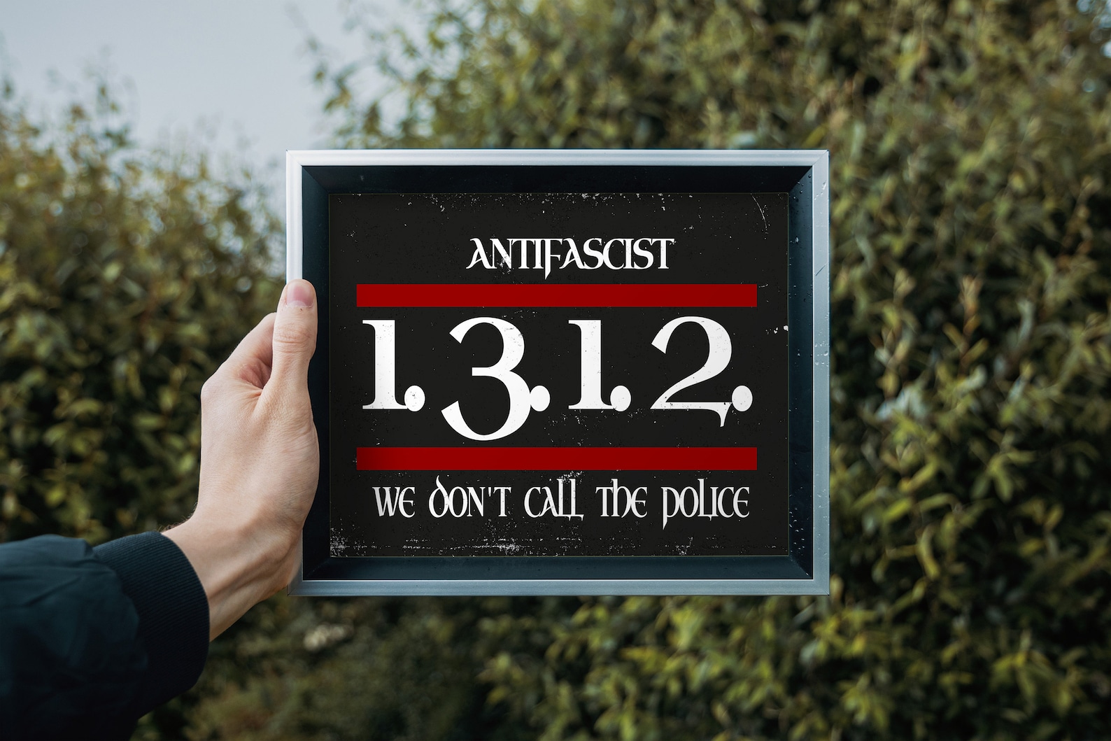 Antifascist, 1312, We Don't Call the Police Poster, Acab Print, 1312 We ...