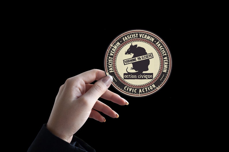 Working Class Anti-fascist Antifascist Stickers Civic - Etsy