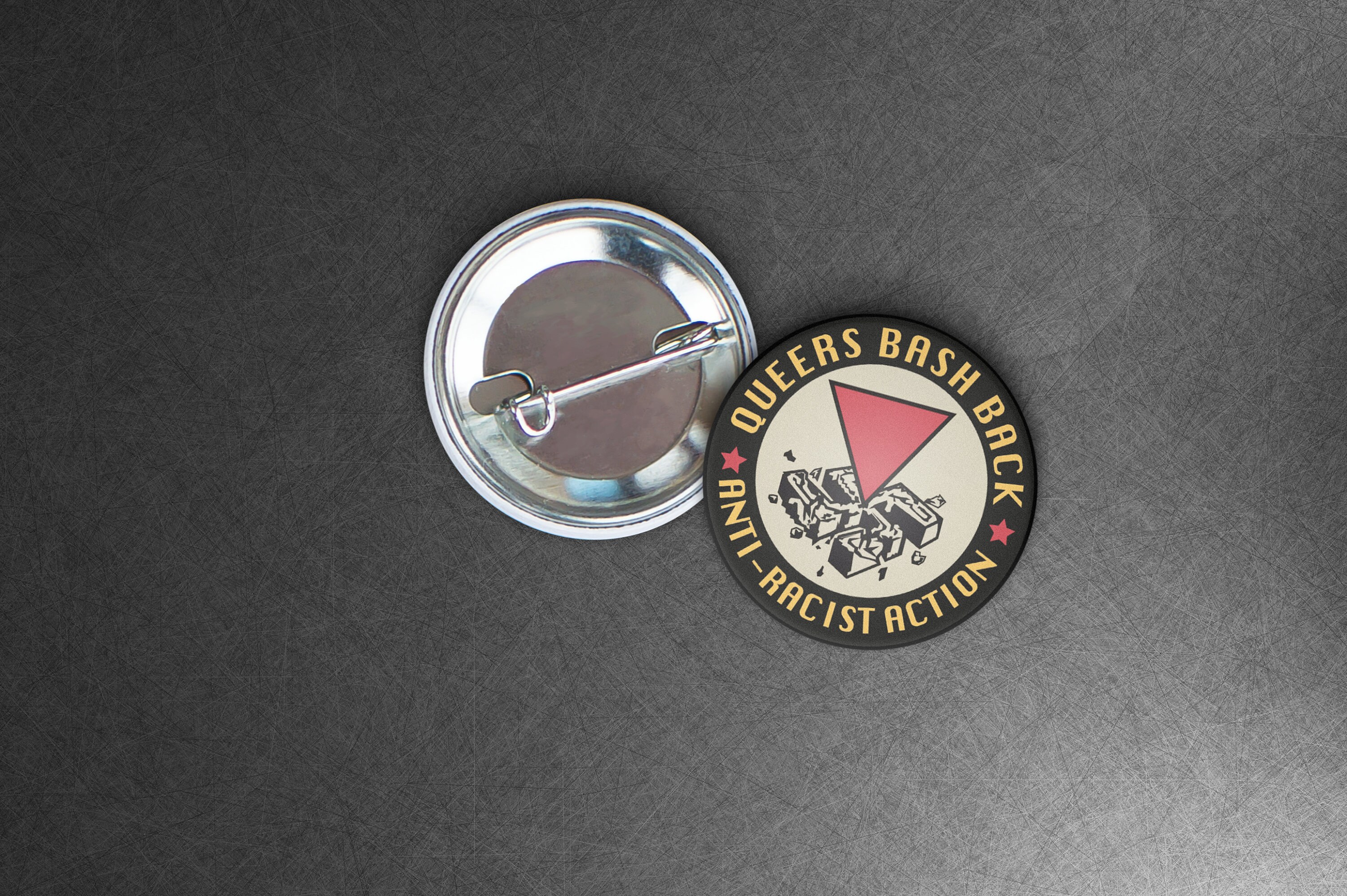 Queers Bash Back Anti-racist Action Button Badges Pin - Etsy