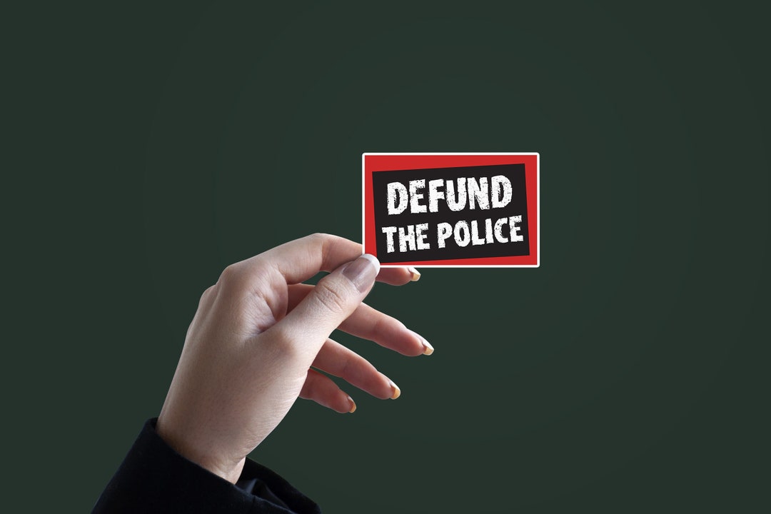Defund the Police Weatherproof Outdoor Laptop Vinyl Sticker - Etsy