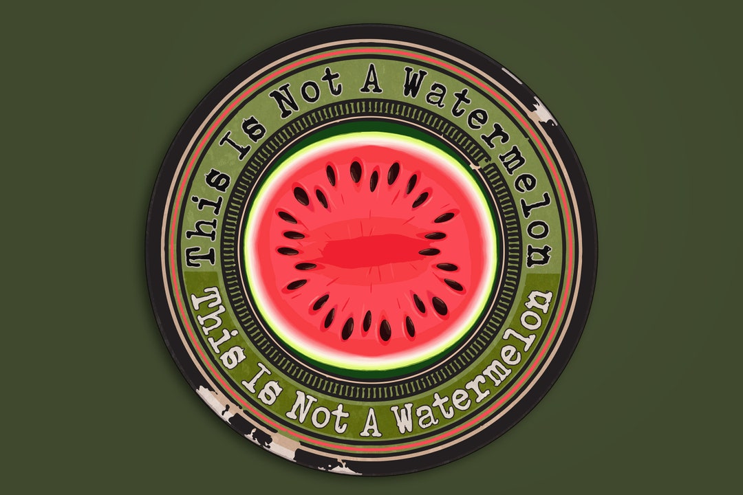 This is Not A Watermelon Stickers, Free Palestine Stickers, Flag ...