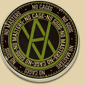 No Cages - No Gods - No Masters Stickers, Vegan, Veganarchism, Animal ...