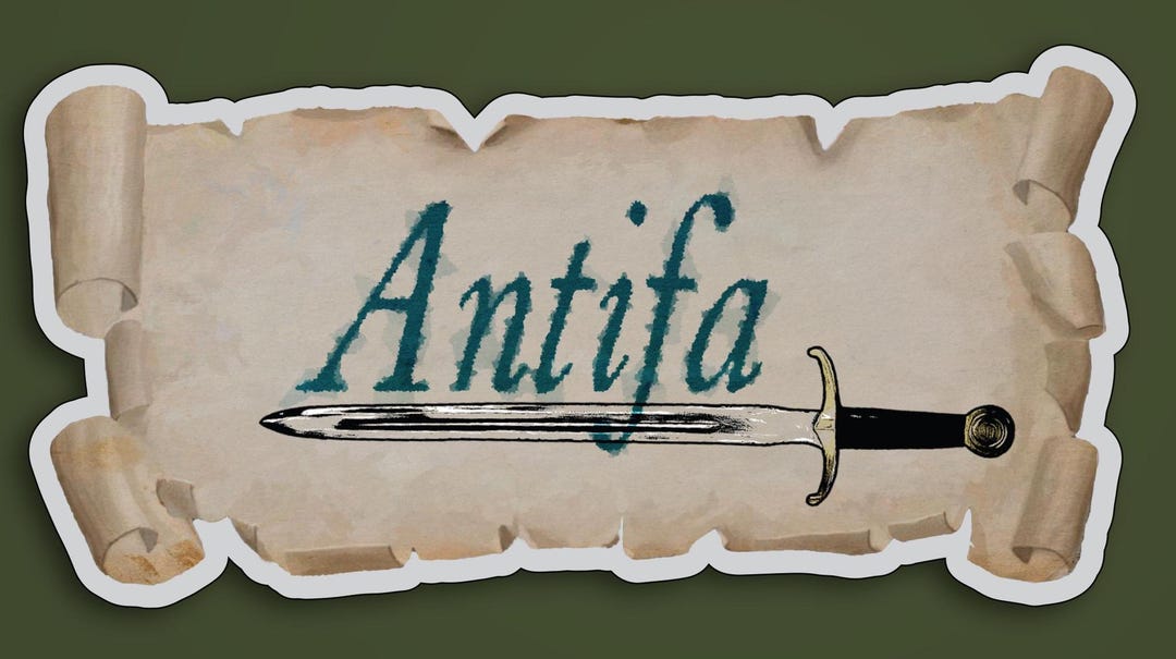 Antifa Stickers, Antifa Vinyl Stickers, Antifascist, Anti-racist, R.A.S ...