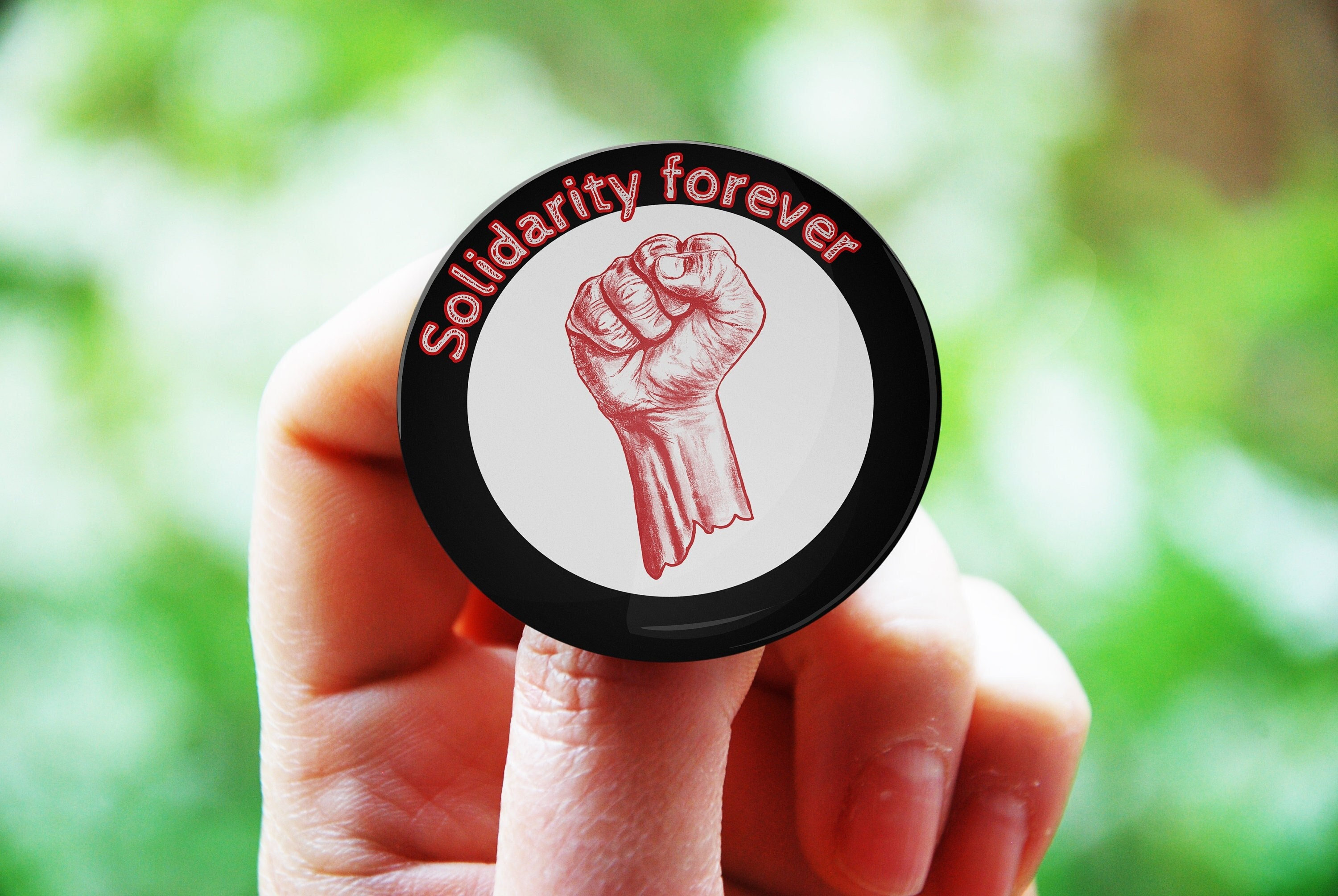 Solidarity Forever Buttons Badges Pins & Pinback Buttons | Etsy