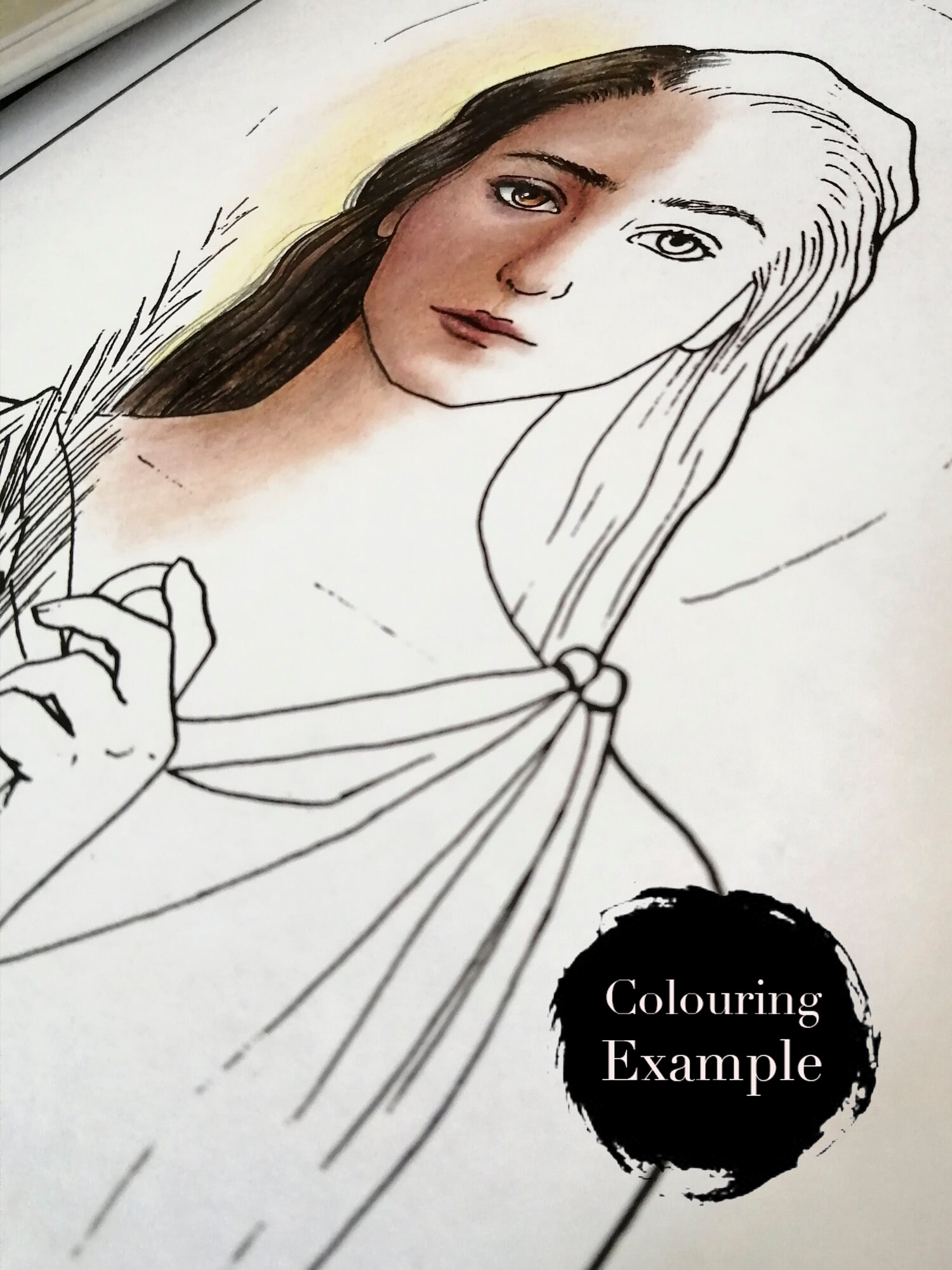 Digital Download Colouring Page St Philomena - Etsy Canada