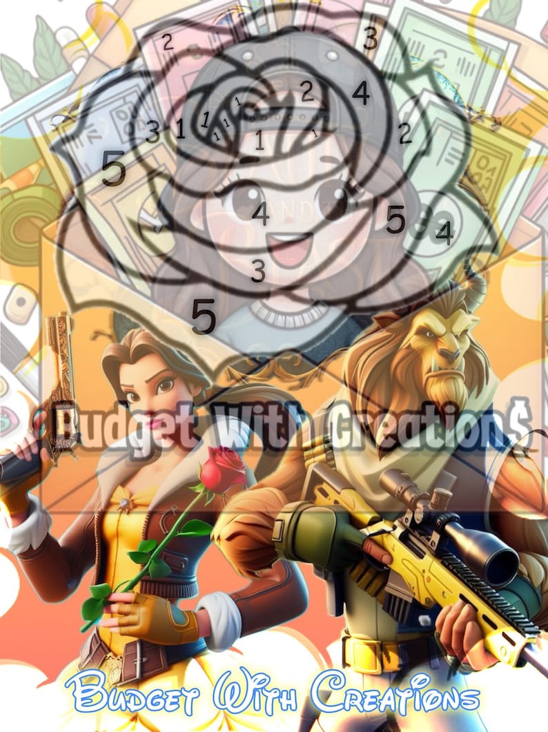 Beauty & the Beast Color In - Etsy