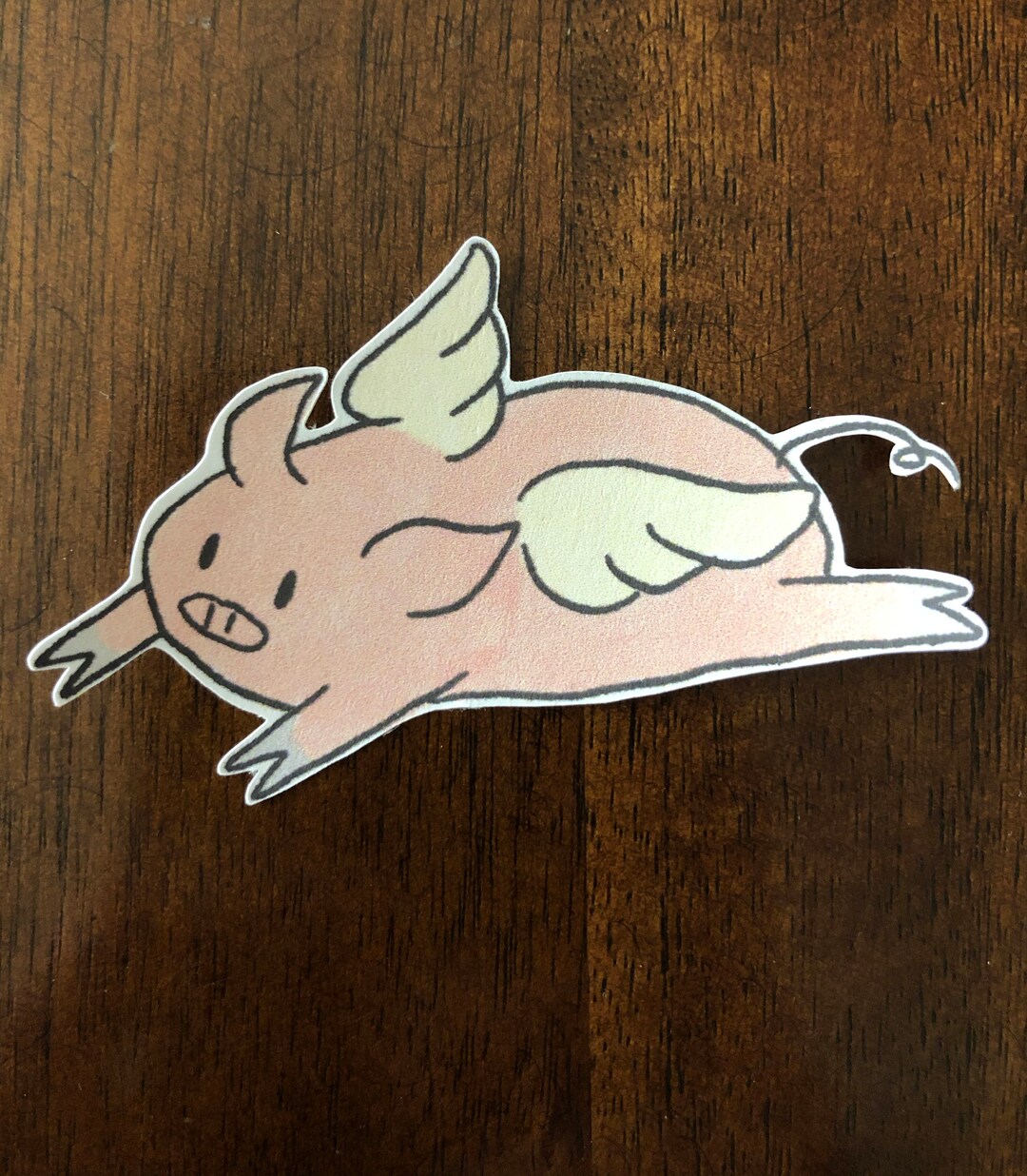 Flying Pig Sticker #3 - Etsy