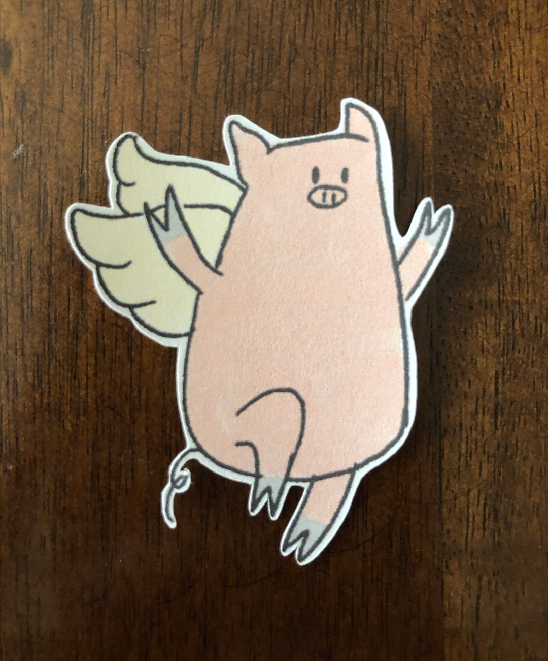 Flying Pig Sticker Ii - Etsy