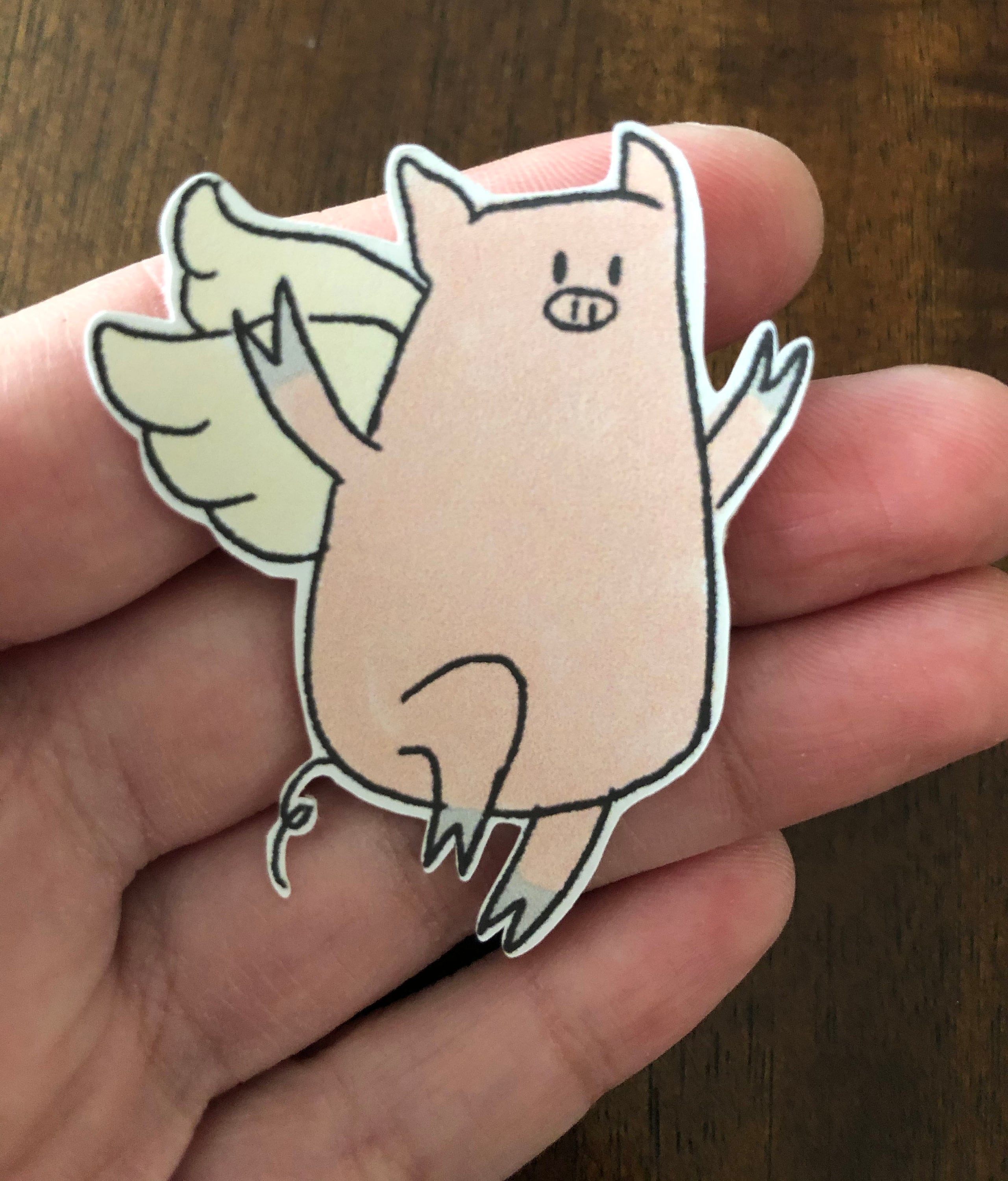 Flying Pig Sticker Ii - Etsy