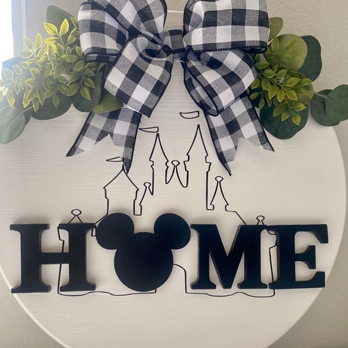 Welcome to Our Home Mickey Sign - Etsy