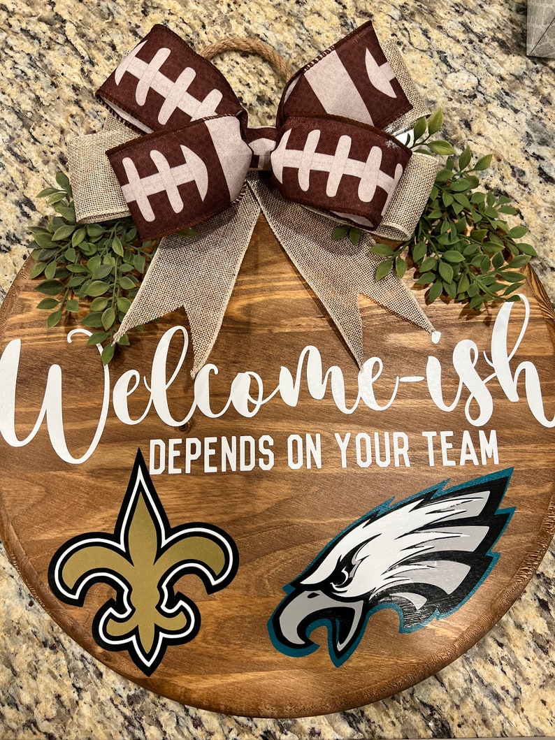Football Welcome Sign - Etsy