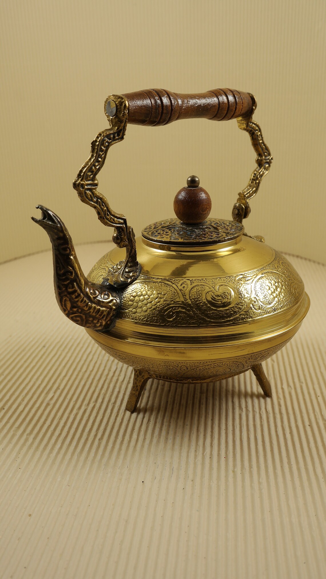 Little Brass Engraved Vintage Kettle Teapot Kettle Arabian - Etsy