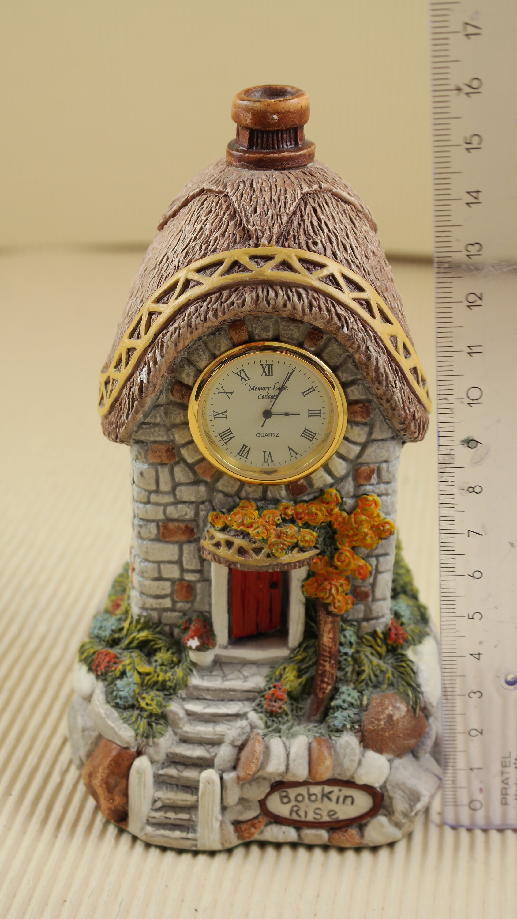 Mini Vintage Quartz Clock Memory Lane Cottages Made in England - Etsy