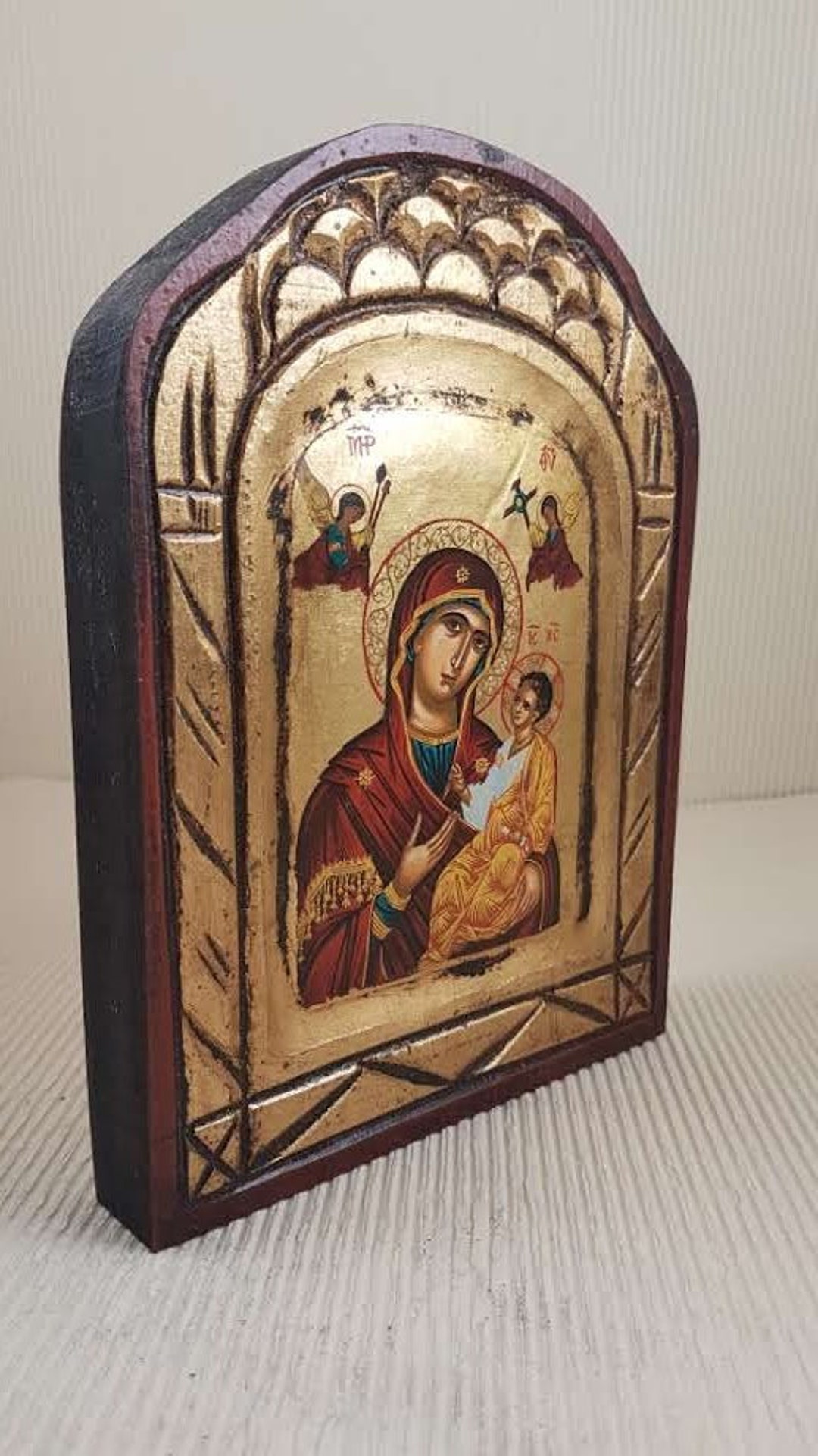Russian Orthodox Icon Blessed Mary Icon Holly Mary Icon Blessed Mary ...