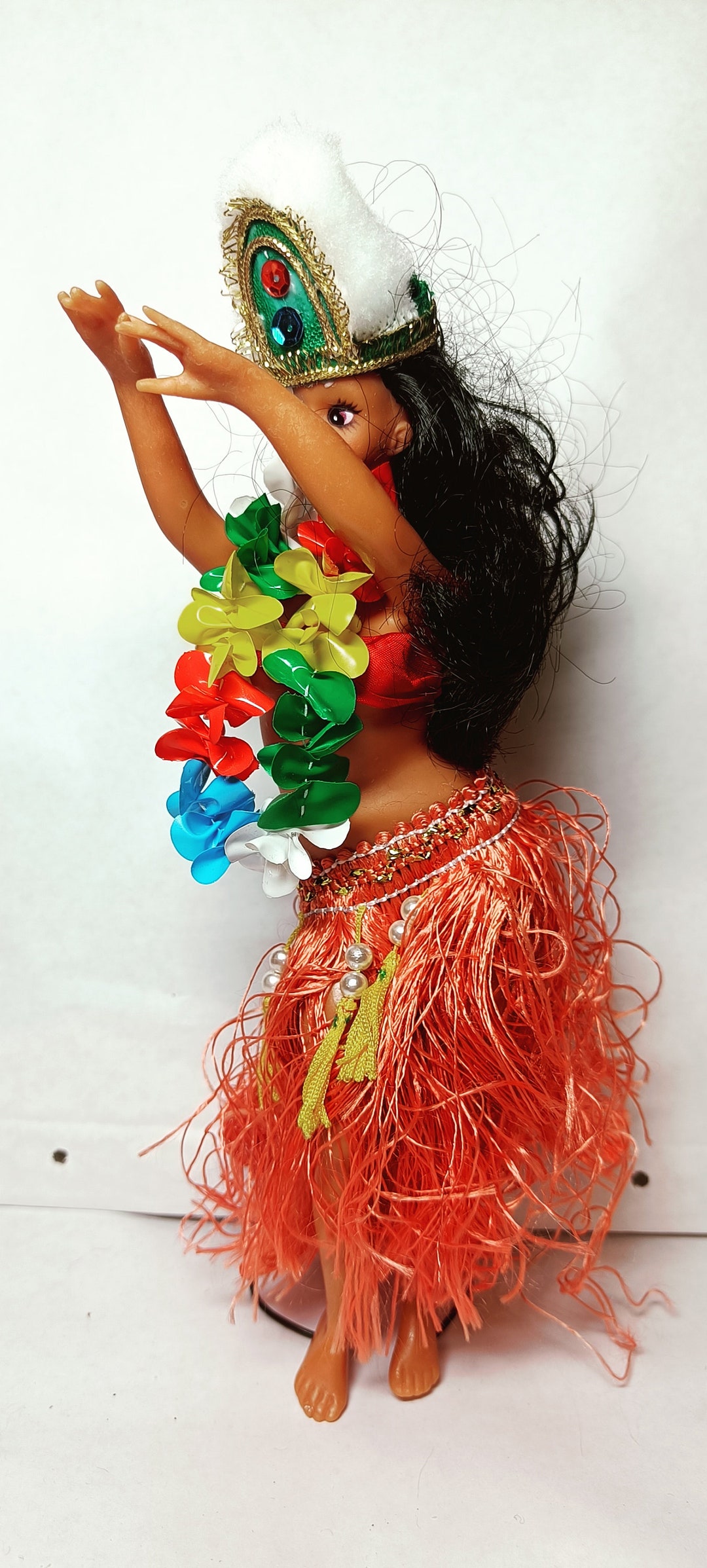 Vintage Very Rare Sexy Hawaiian Hula Girl Dancer Souvenir Doll Figurine ...