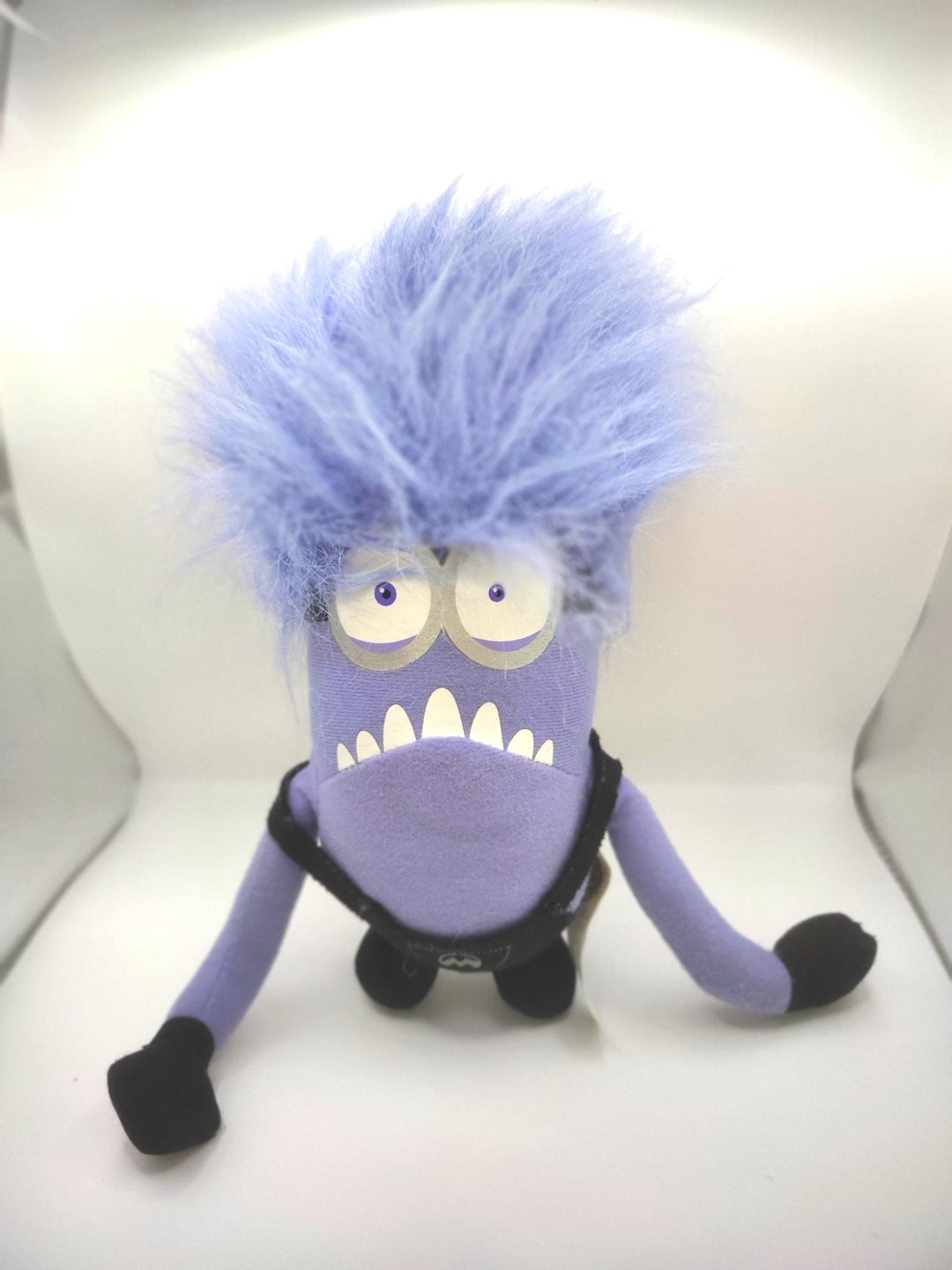 Despicable Me 2 Evil Two Eyed Purple Minion Plush Toy, Angry Minion - Etsy