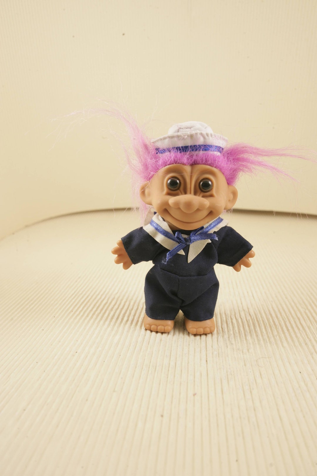 Vintage Russ Troll Doll,dressed Purple Hair Made in China - Etsy