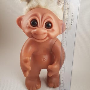 Vintage Thomas Dam Troll Doll,authentic,white Hair,made in Denmark ...