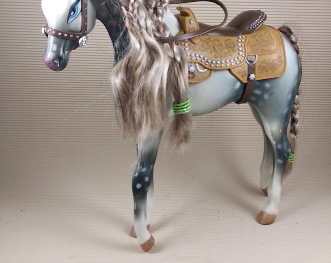 MGA Bratz 2006 Wild Wild West White Horse Doll Two Tone Hair Pet Pony ...