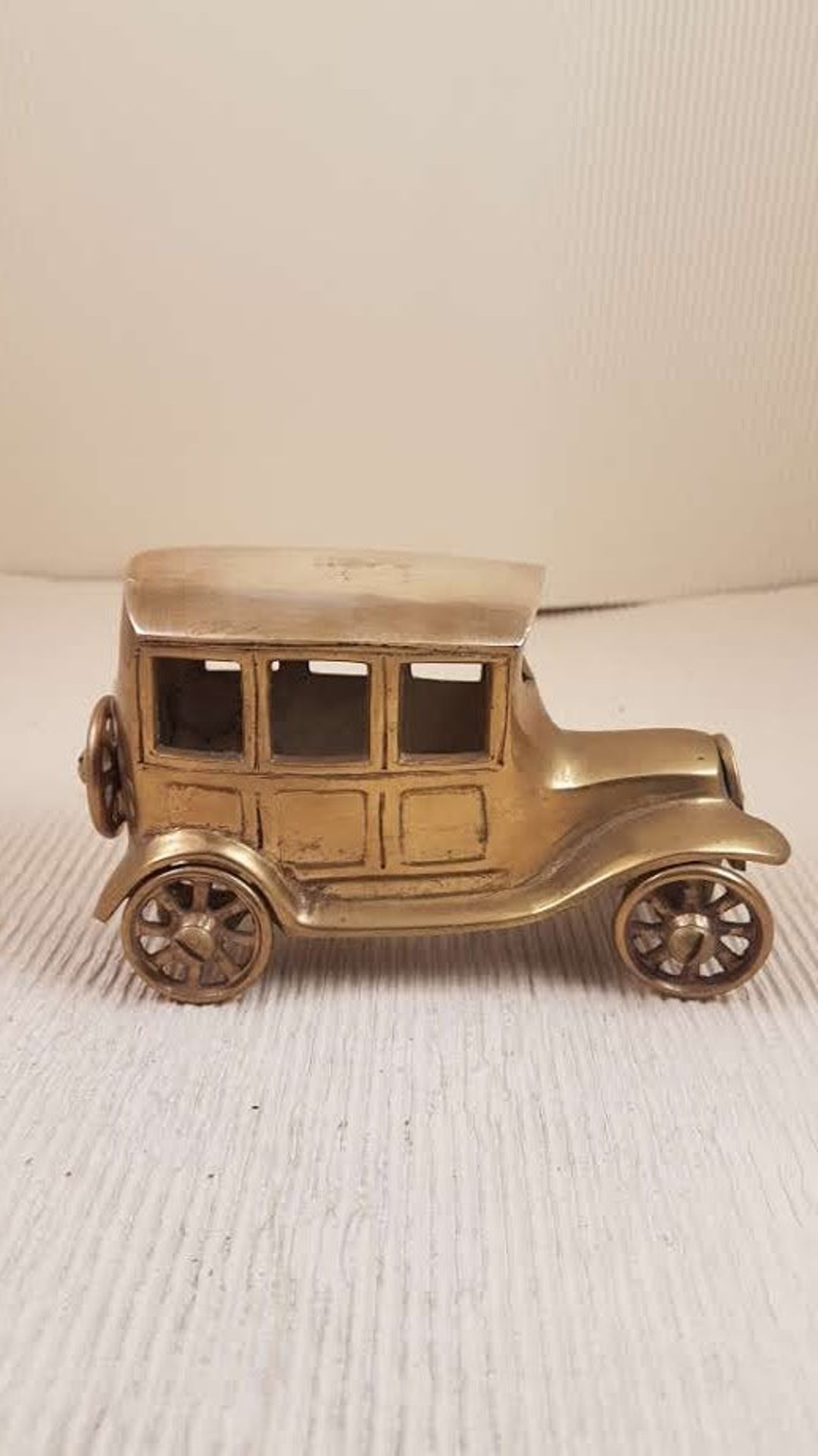 Vintage Brass Car Oldtimer Decorative - Etsy