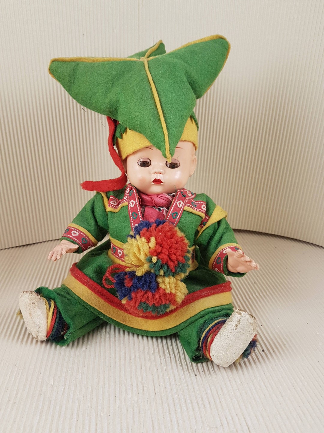 Vintage 1960's Lapland Lappish Finland Cloth Costume Doll * 10" - Etsy