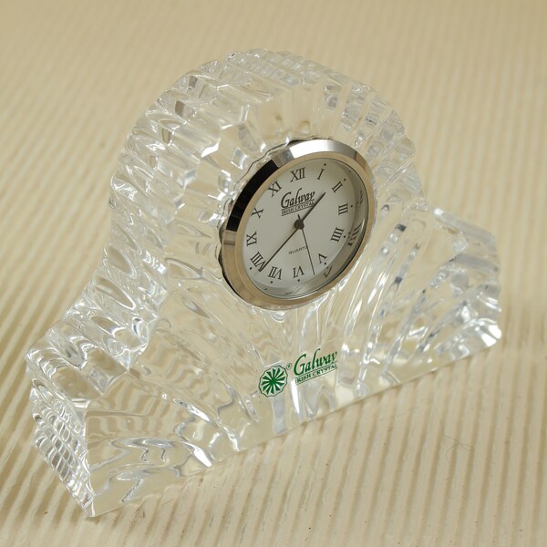 Glass Mantel Clock - Etsy
