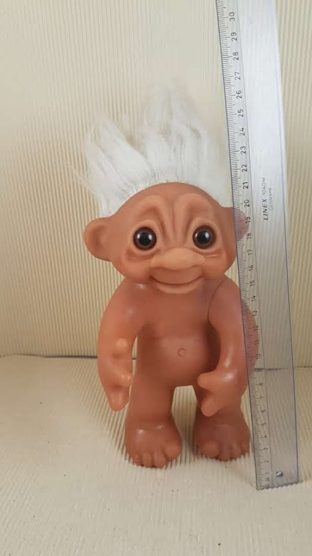 Vintage Thomas Dam Big Troll Authentic White Hair 1977s - Etsy