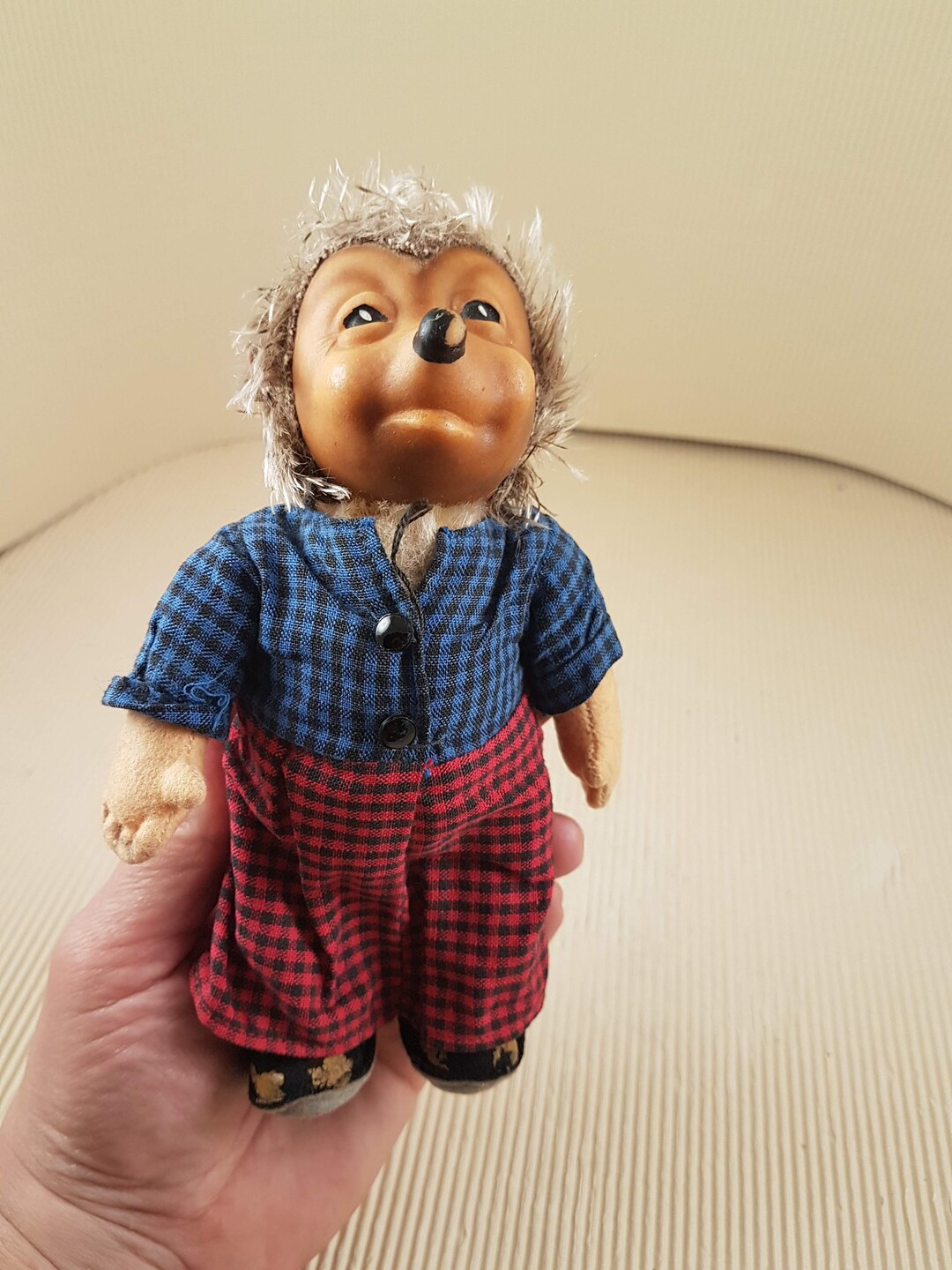Vintage Antique Steiff 1950s Rubber Head Hedgehog Doll Germany - Etsy