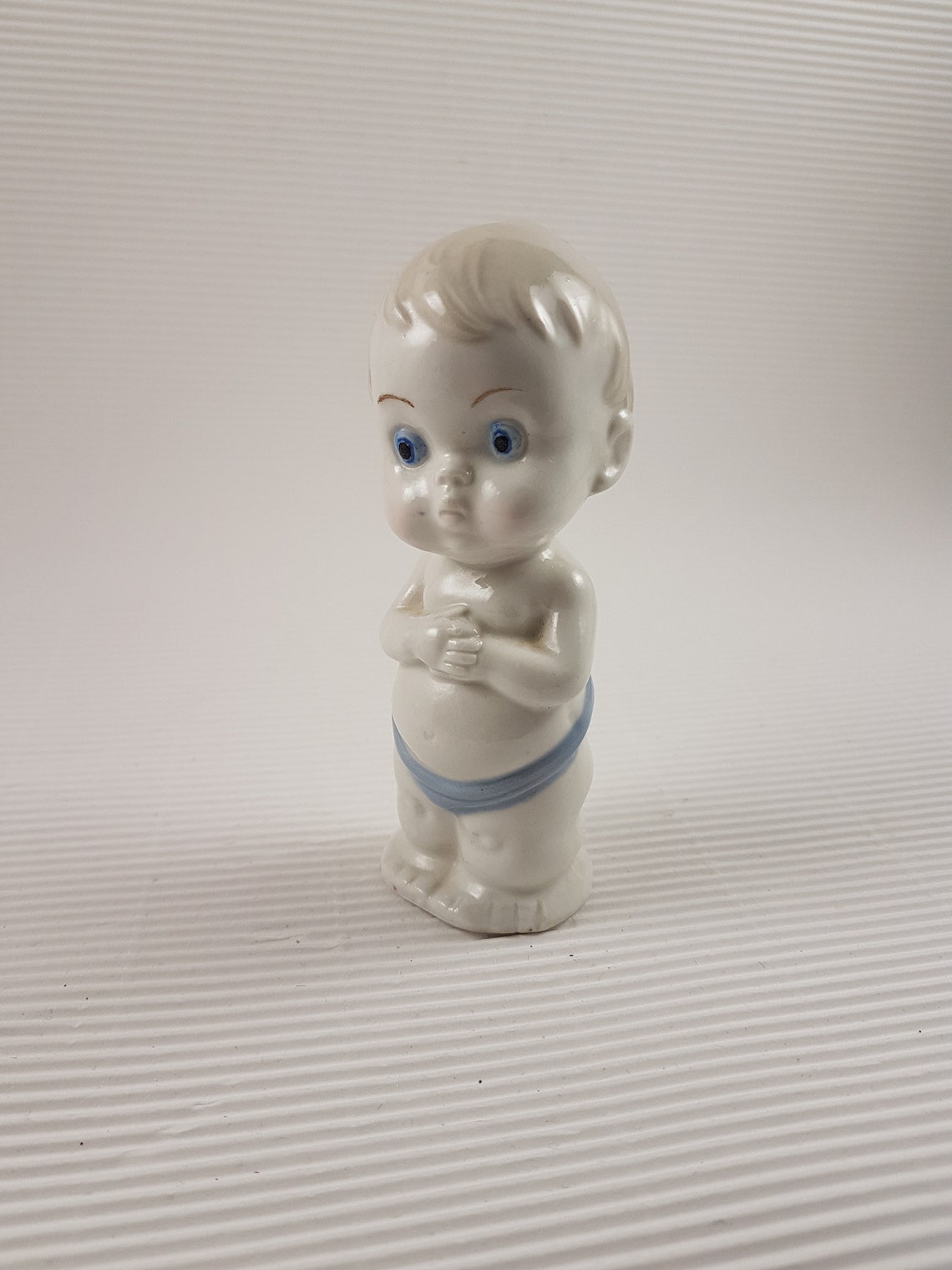 Vintage little baby boy porcelain figurine | Etsy