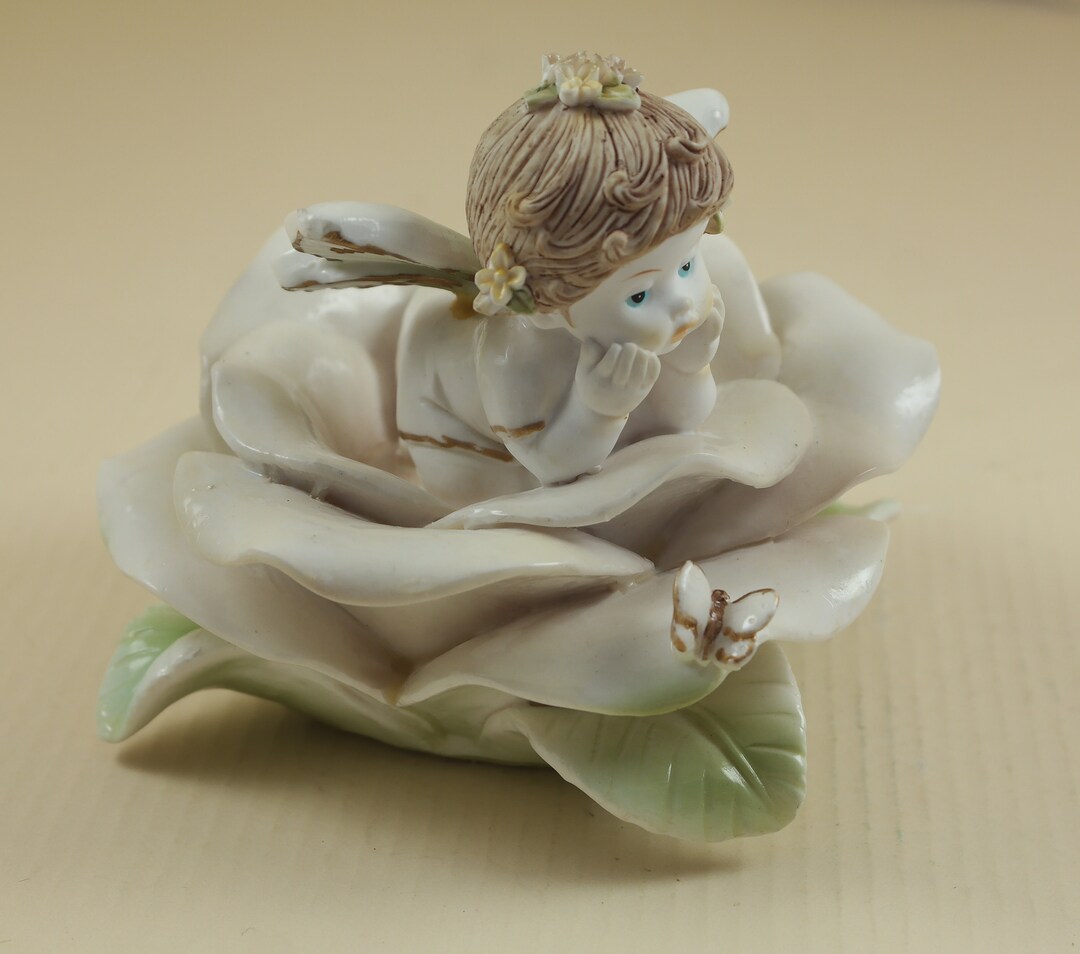 Vintage Little Cherub Baby Angel Fairy Tale Figurine - Etsy