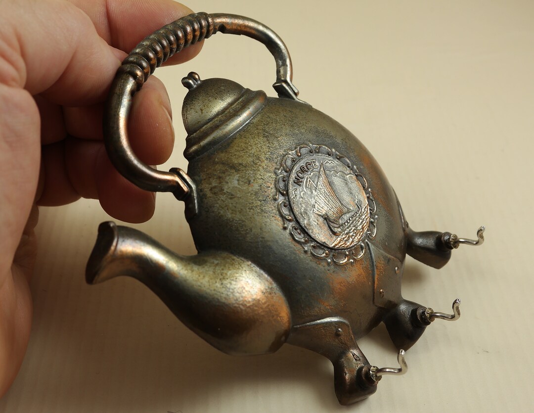 Beautiful Brass Kettle Form Kitchen Wall Hook - Etsy