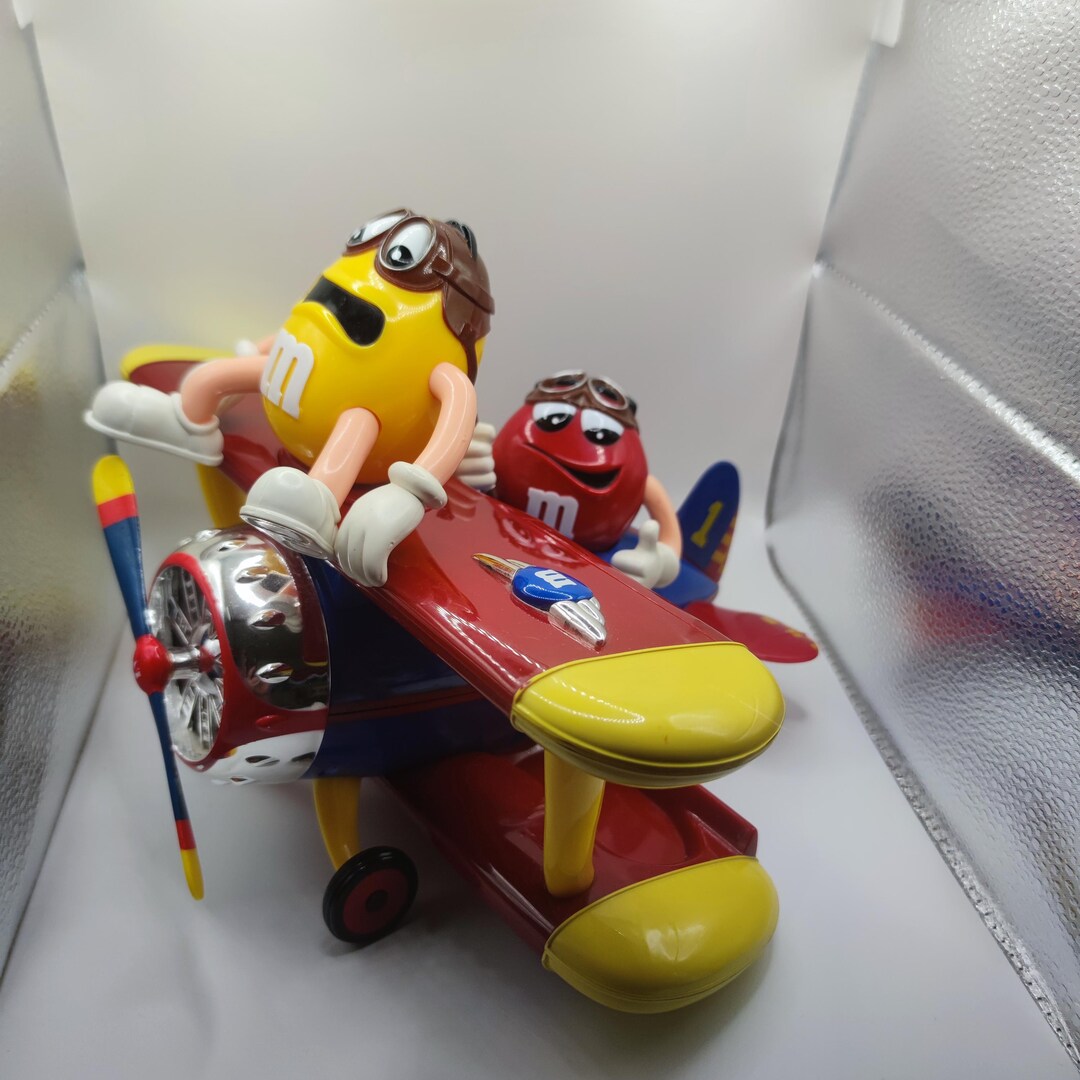 M&m's Barnstorming Plane Sweet Candy Dispenser MM Novelty Airplane ...
