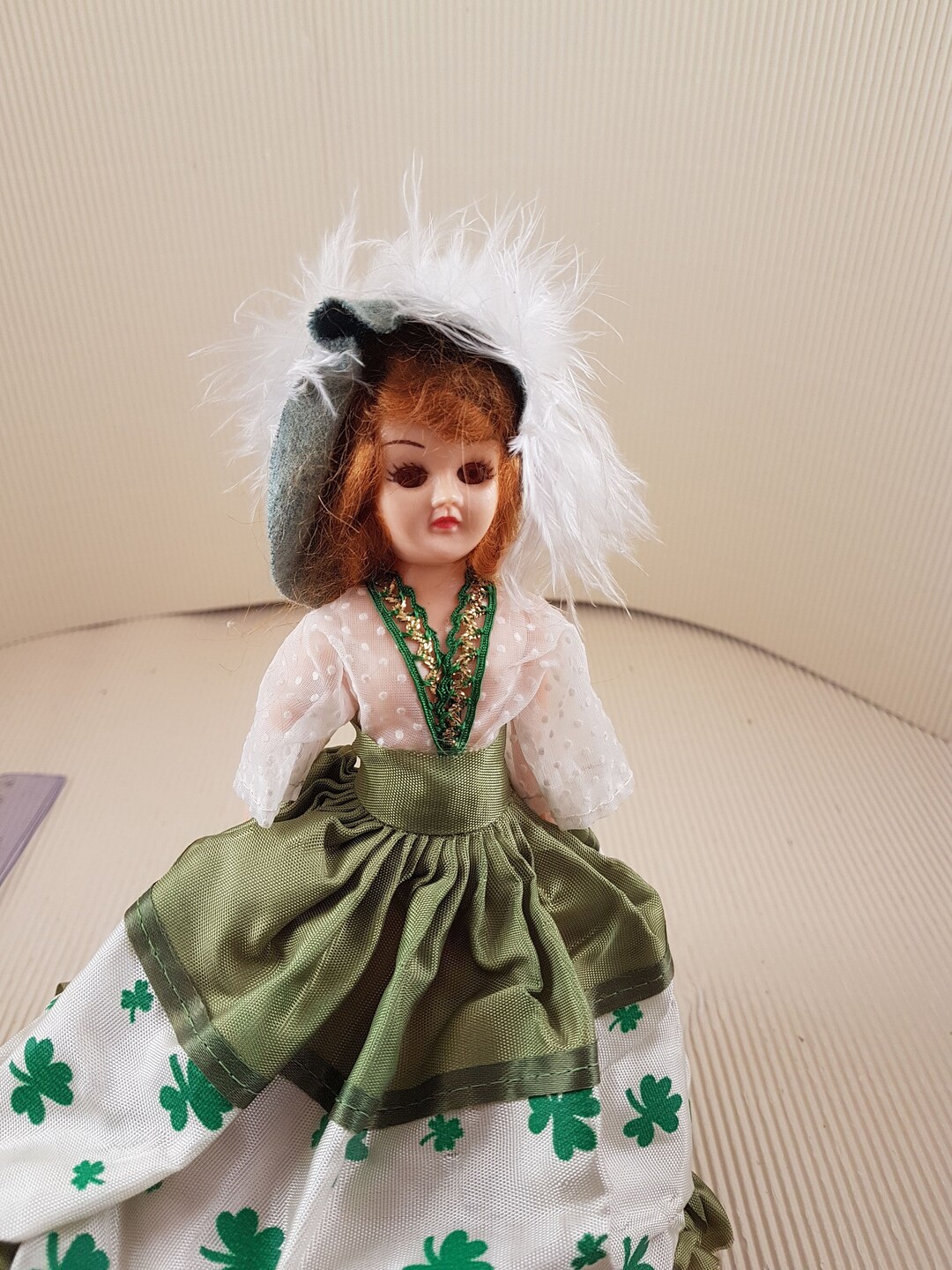 Small Vintage Old Plastic Girl Doll Victorian Dressed - Etsy