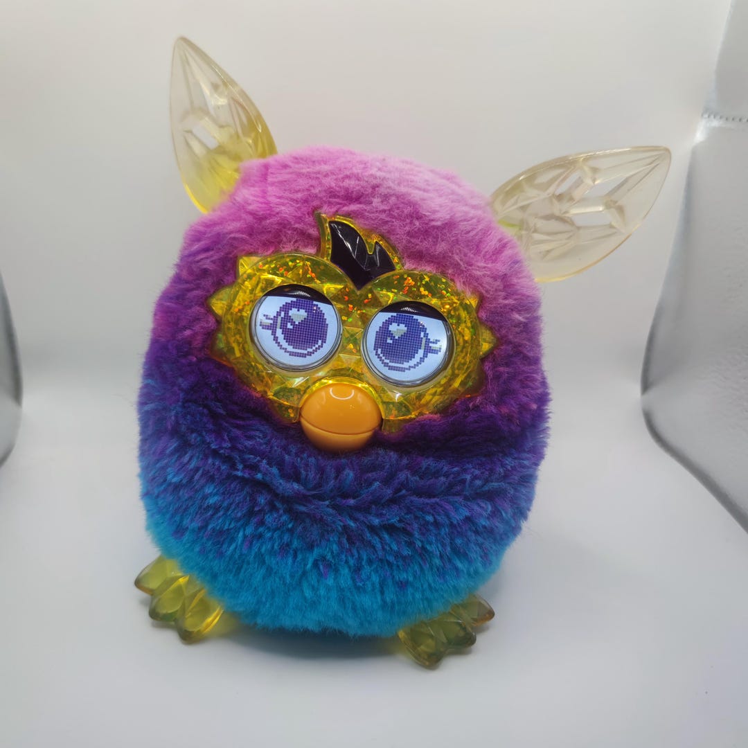 Furby Crystal Series Special Edition Pink Purple Blue Golden Boom ...