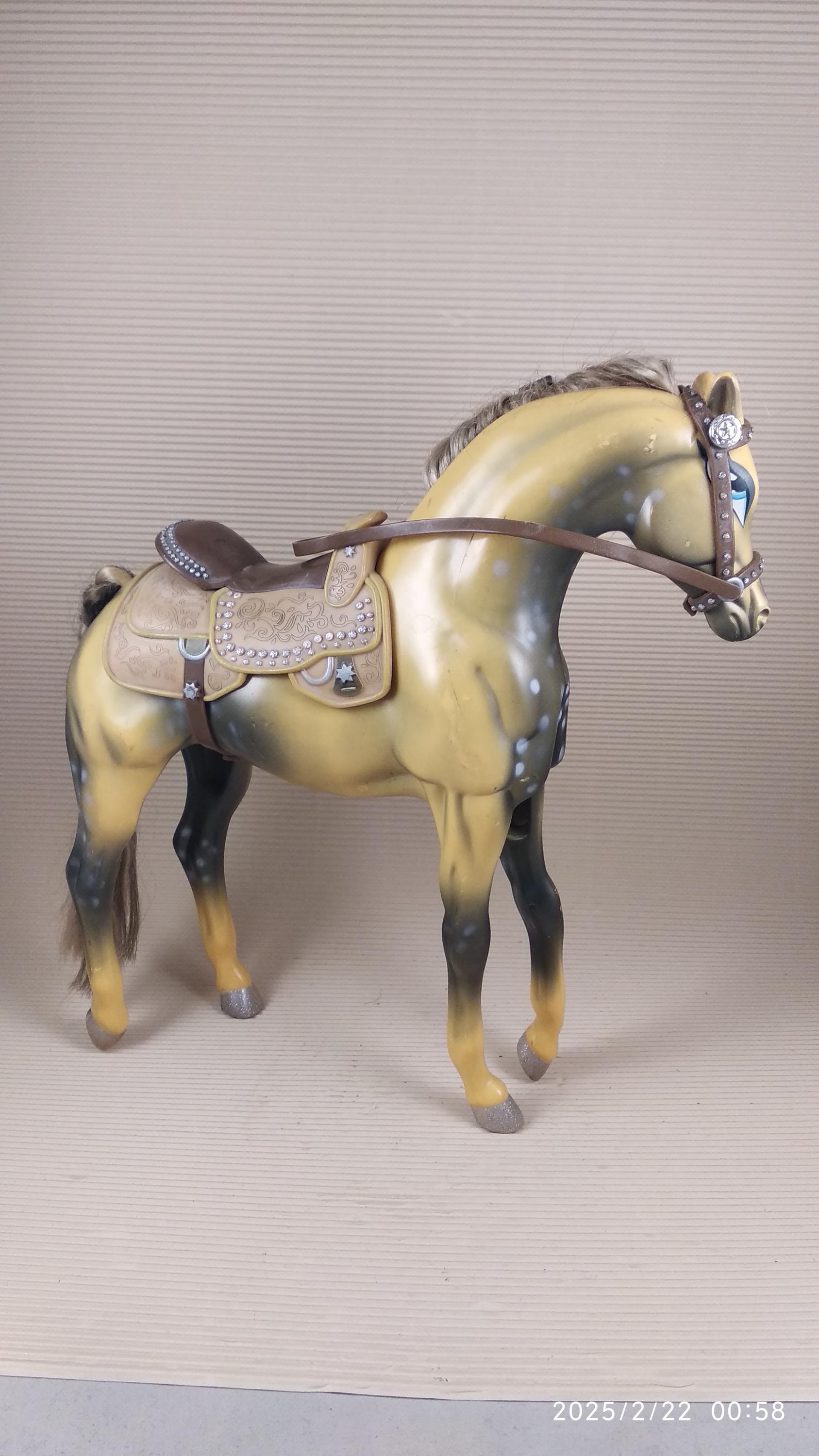 MGA Bratz 2006 Wild Wild West White Horse Doll Two Tone Hair Pet Pony ...