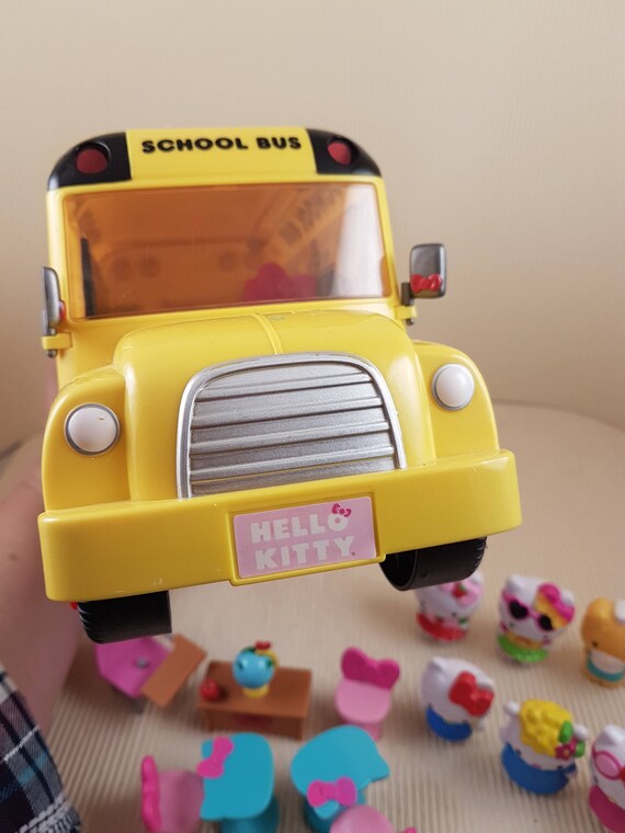 Autobús Escolar De Hello Kitty Kuromi Hello Kitty Sanrio Pluche