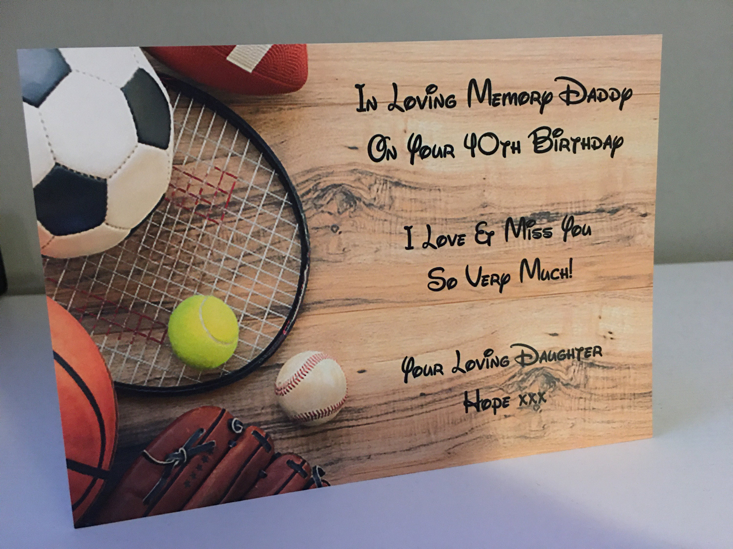 Personalised in Loving Memory Dad on Your Birthday 7 X - Etsy