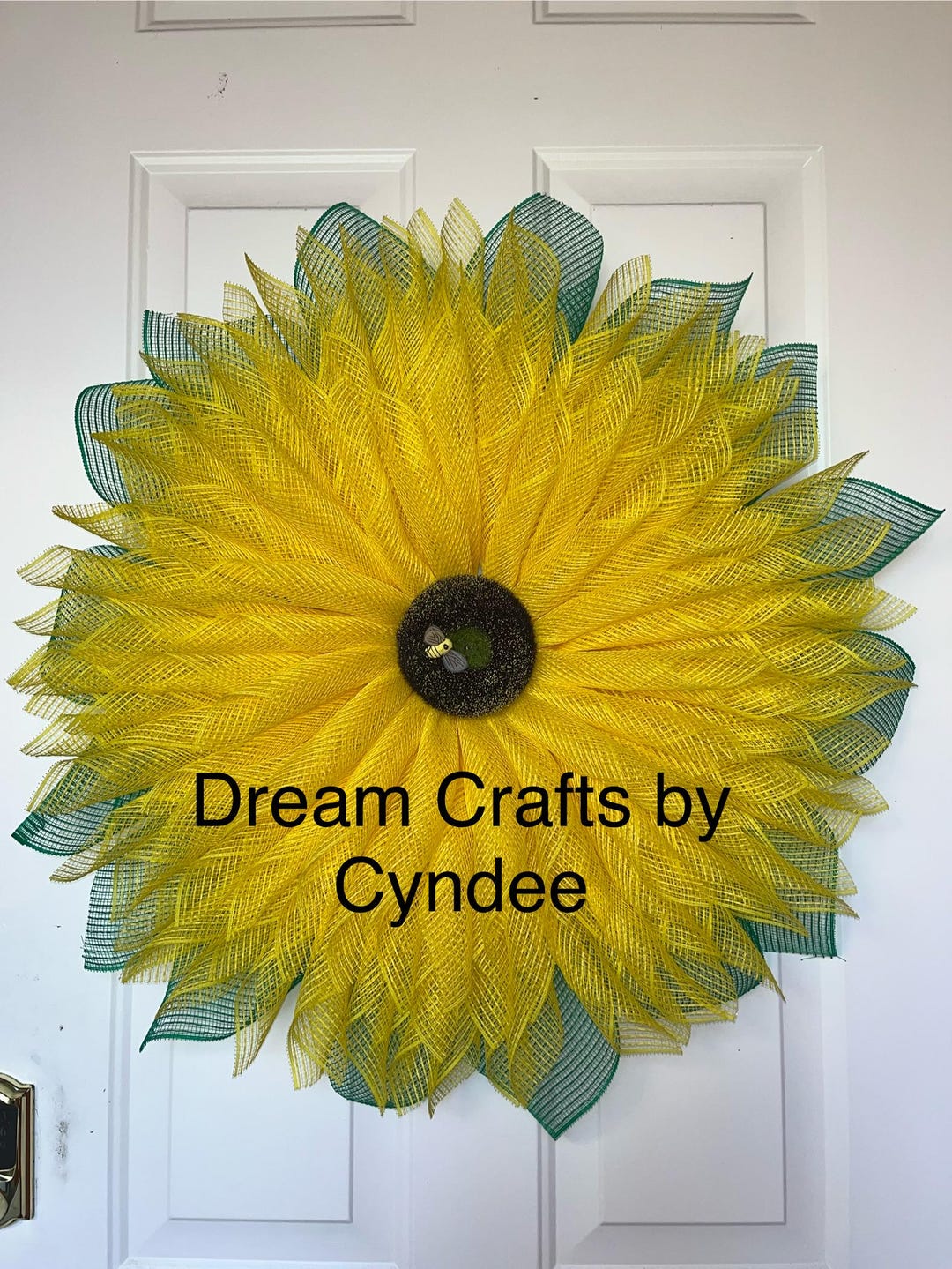 Sunflower Front Door Wreath, Outdoor Spring Summer Fall Sunflower ...